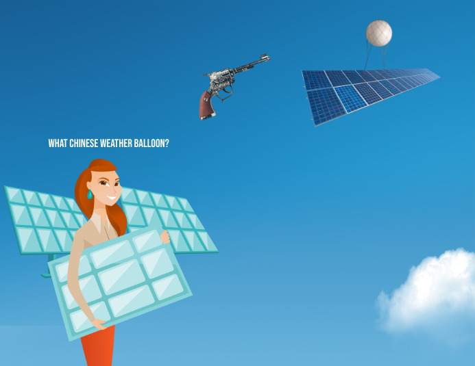 FUNNY WEATHER BALLOON Template | PosterMyWall