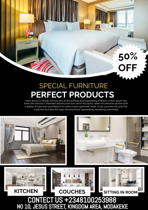 FURNITURE AD Template | PosterMyWall