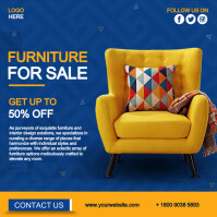 Furniture ad design template | PosterMyWall
