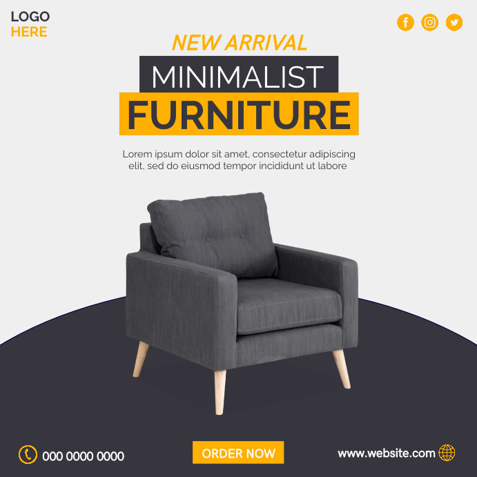Copy of Furniture ads design | PosterMyWall