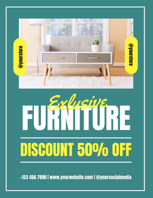Furniture ads Template | PosterMyWall