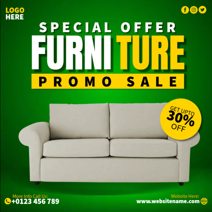 furniture Ads Template | PosterMyWall