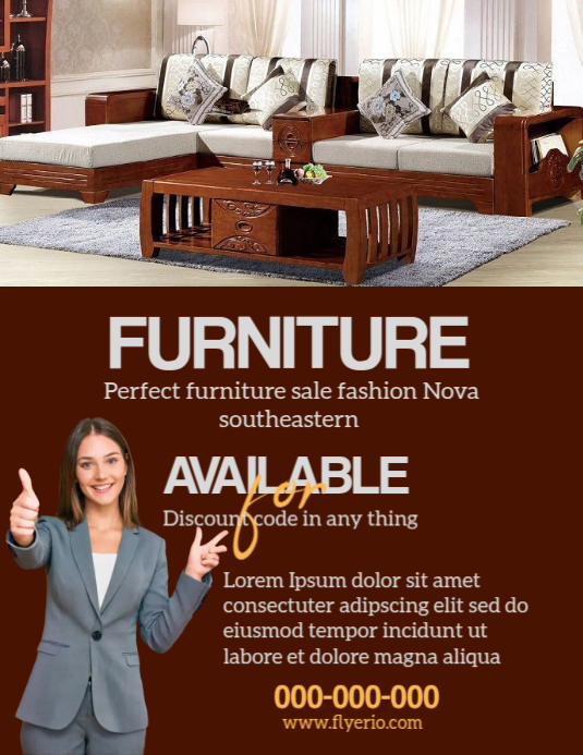 Furniture available for best prices Template | PosterMyWall