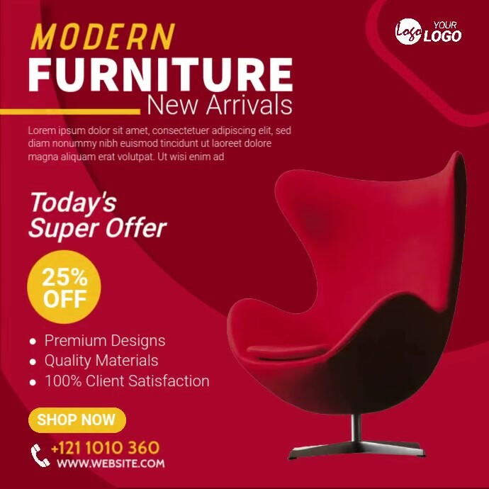 Copy of Furniture Banner Post | PosterMyWall