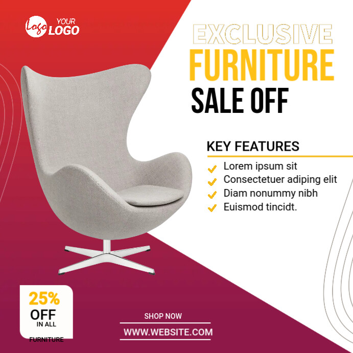 Furniture Discount Template | PosterMyWall