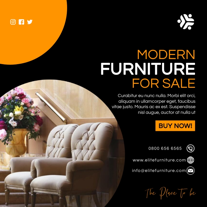 Furniture flyer Template | PosterMyWall