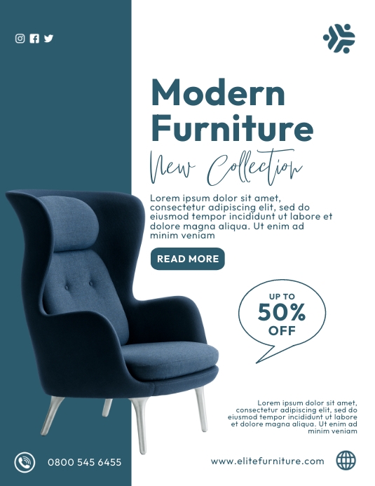 Furniture flyer Template | PosterMyWall