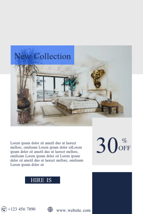 Furniture Home Poster Template | PosterMyWall