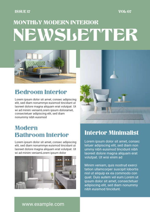 FURNITURE NEWSLETTER TEMPLATE | PosterMyWall