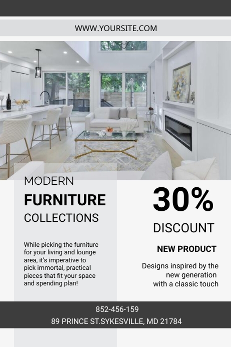 Furniture Poster Template | PosterMyWall