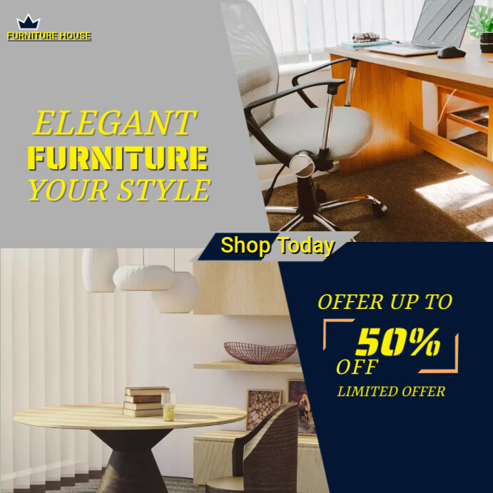 FURNITURE POSTER Template | PosterMyWall