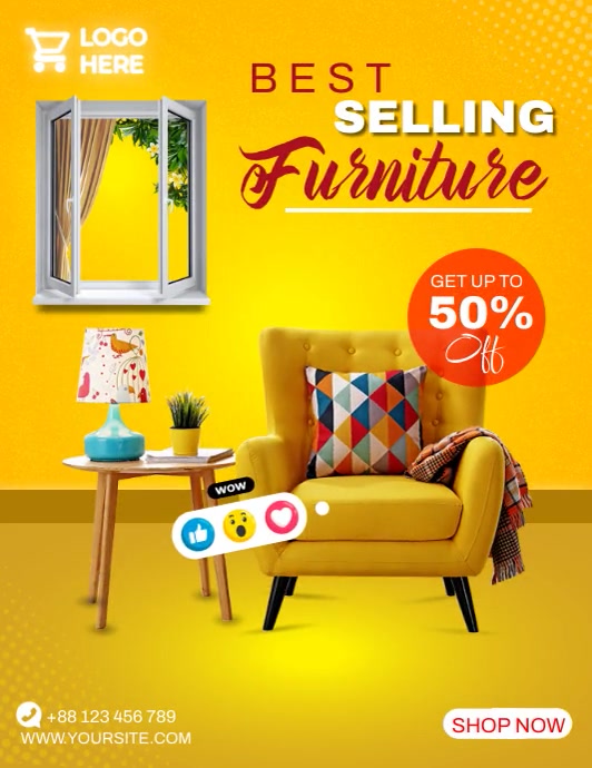 Modèle de Bannière de Vente Au Détail de Meubles | PosterMyWall