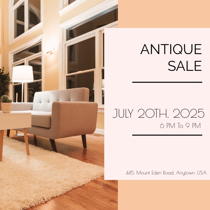 Furniture Sale Ad Poster Template | PosterMyWall