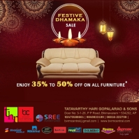 furniture store Diwali offer Template | PosterMyWall