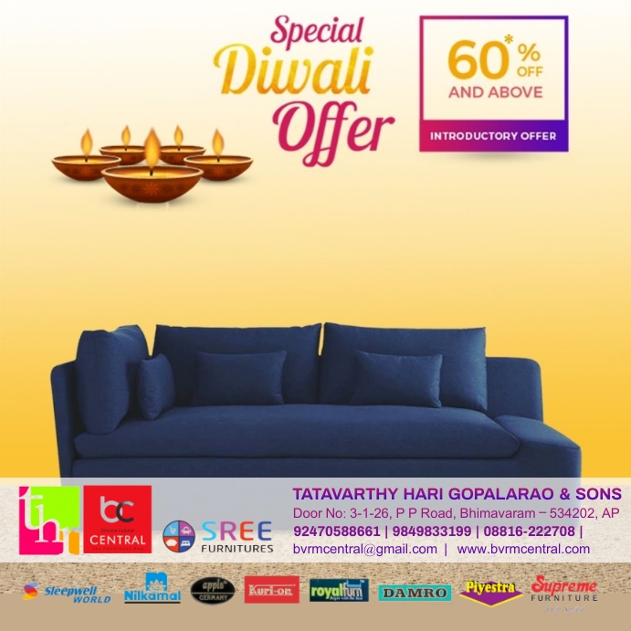 furniture store Diwali offer Template | PosterMyWall