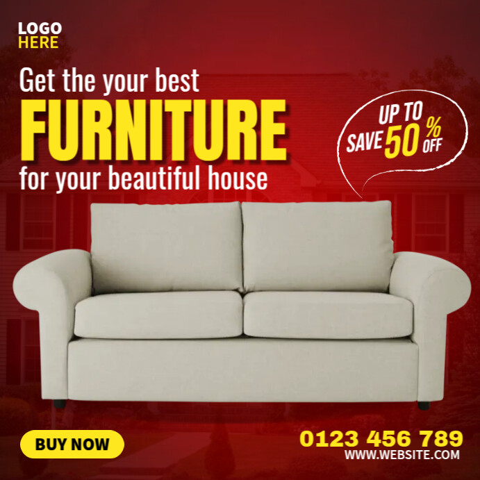 Furniture Template Ads | PosterMyWall