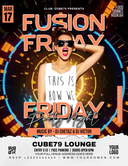 Copy of Fusion friday party Night | PosterMyWall