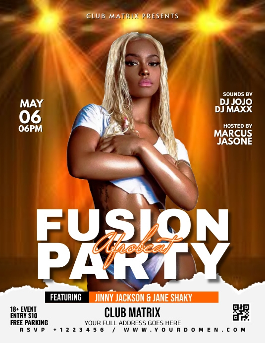 Fusion party Template | PosterMyWall