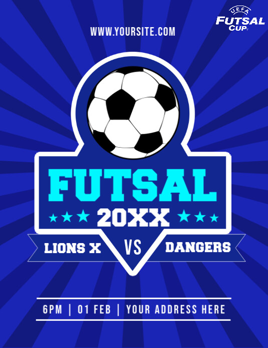 futsal 2025 Template | PosterMyWall
