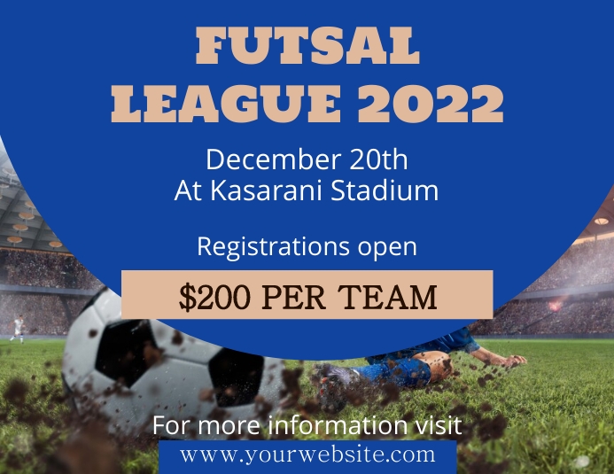 Futsal Template | PosterMyWall