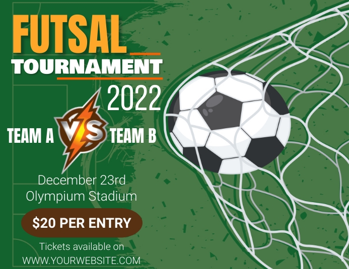 Futsal Template | PosterMyWall