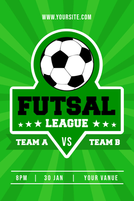 futsal league Template | PosterMyWall