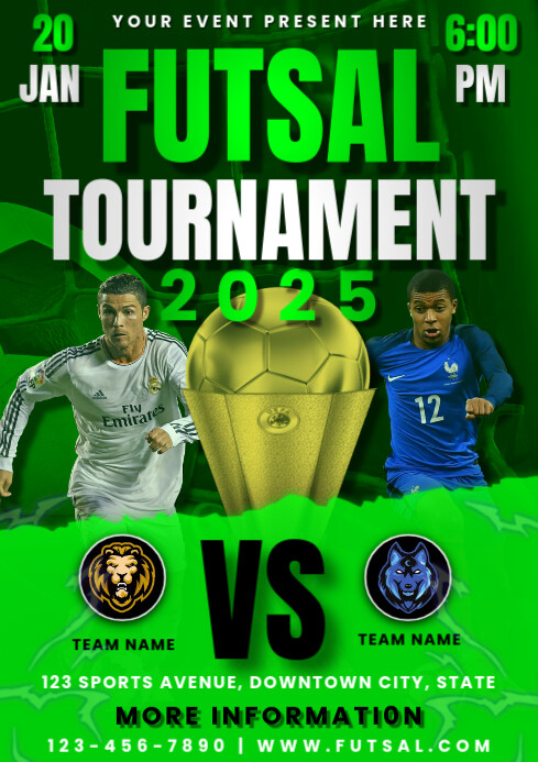Copy of Futsal Tournament | PosterMyWall