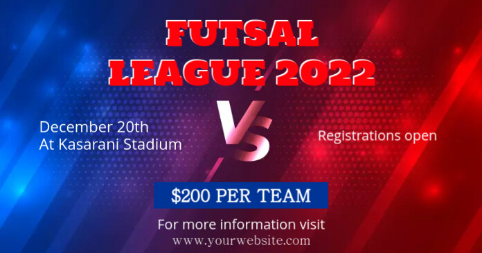 Futsal Tournament Template | PosterMyWall