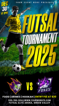 Futsal tournament Template | PosterMyWall
