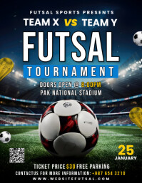 Futsal tournament Template | PosterMyWall