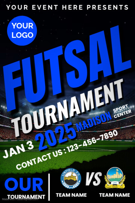 Copy of Futsal Tournament Flyer | PosterMyWall