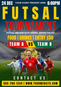 futsal 2025 Template | PosterMyWall