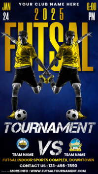 Futsal tournament Template | PosterMyWall