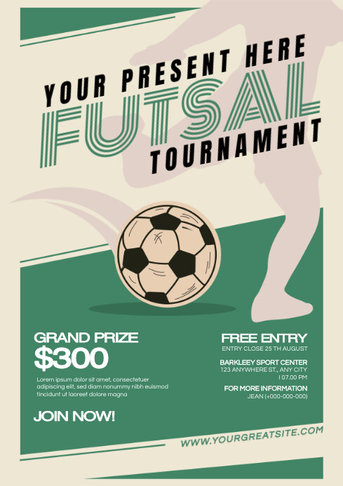 Copy of Futsal Tournament Poster | PosterMyWall