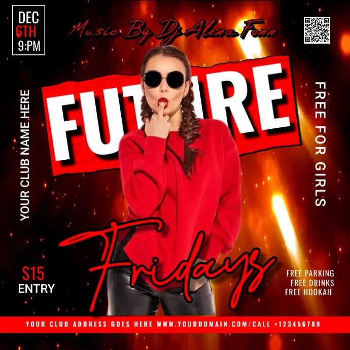 FUTURE FRIDAY Template | PosterMyWall
