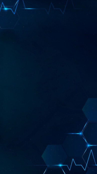 Copy of Futuristic "dark Tech Medical Background With Blue Heartbeat ...