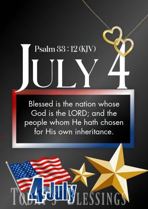 Futuristic 4th Of July Prayer A4 Template | PosterMyWall