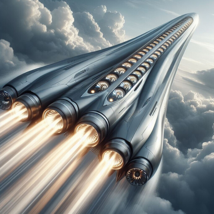 Futuristic Aero Plane Design Instagram Post Template | PosterMyWall