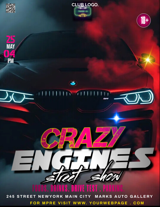 Futuristic Cars Event Flyer (us Letter) Template | PosterMyWall