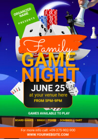 Family Game Night Template | PosterMyWall