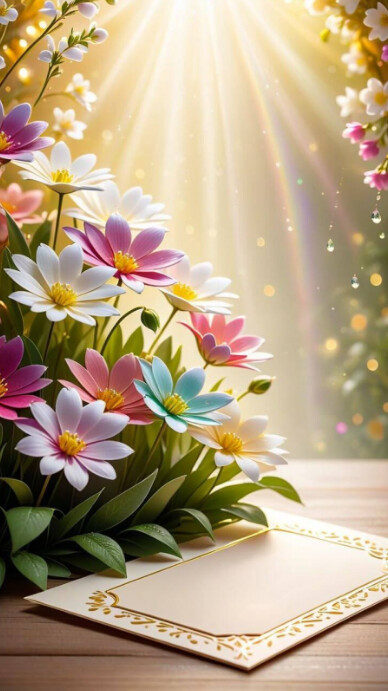 Copy of Futuristic Floral Digital Display (9:16) | PosterMyWall