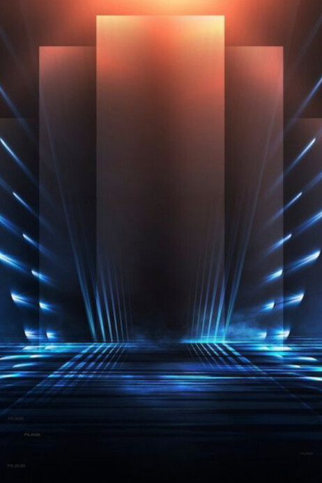 Futuristic Futuristic Stage Glow Poster Templat | PosterMyWall