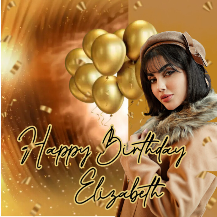 Futuristic Happy Birthday Instagram Post Template | PosterMyWall