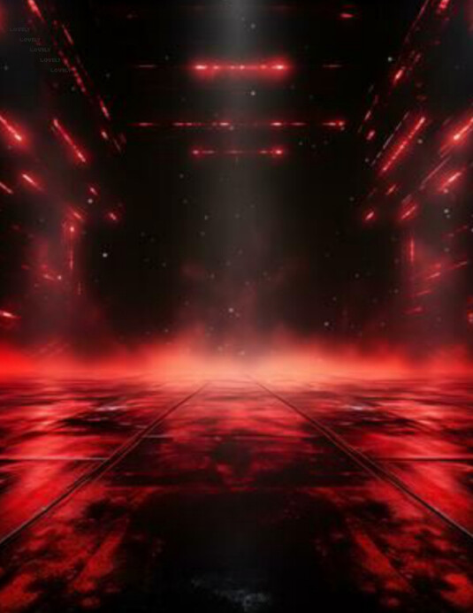 Copy of Futuristic Laser Light Background Flyer (us Letter) | PosterMyWall