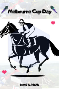 Melbourne cup design Template | PosterMyWall