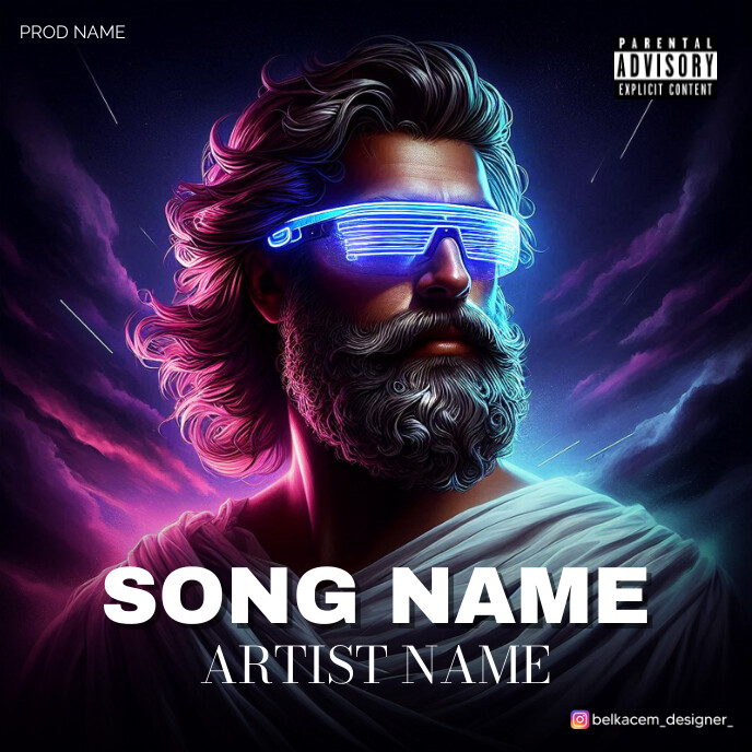 Futuristic Mixtape Album Cover Template | PosterMyWall