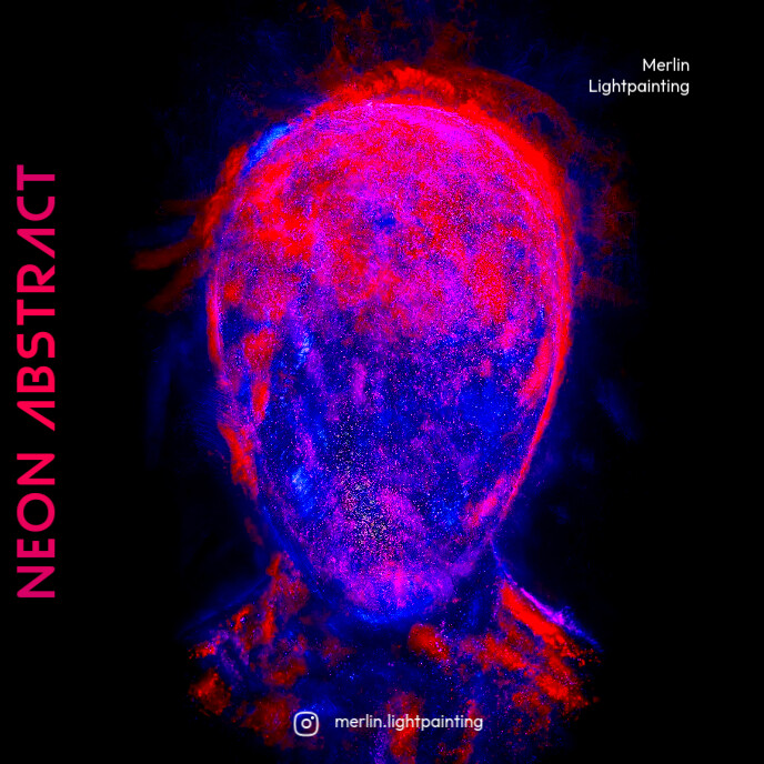 Copy of Futuristic Neon Abstract Album CD Cover Music | PosterMyWall