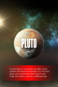 Pluto Day Template | PosterMyWall