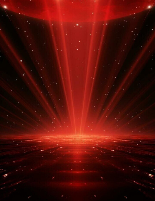 Futuristic Red stage spotlight Templat | PosterMyWall