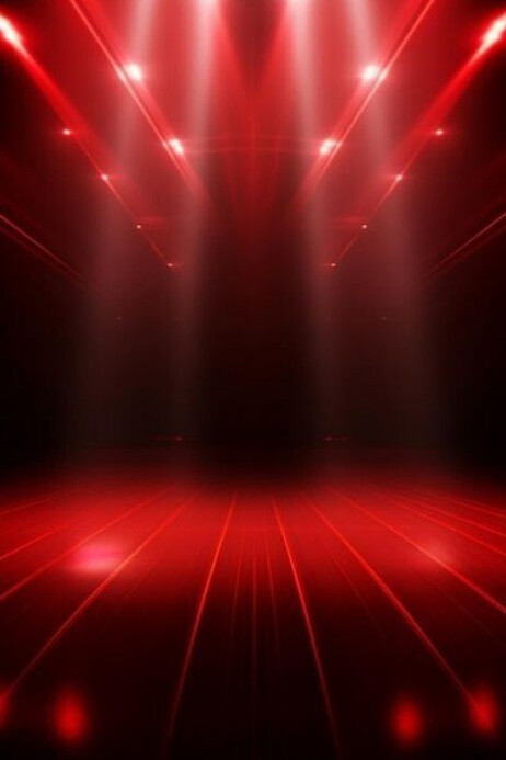 Futuristic red stage spotlight Modelo | PosterMyWall
